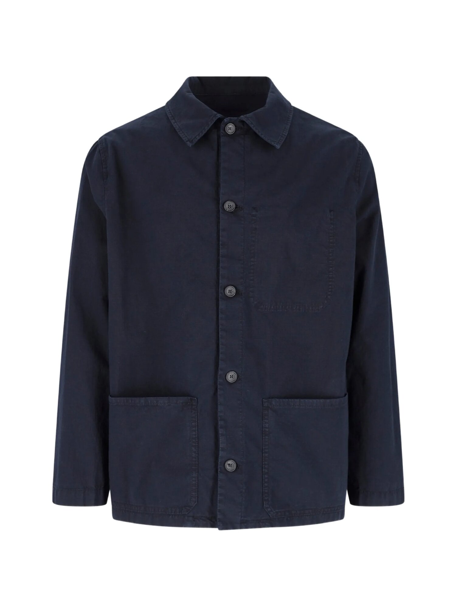 Куртка WHITE SAND Button-up shirt jacket, размер 52, blue