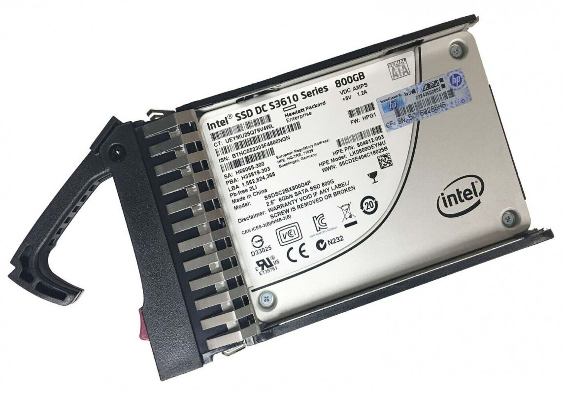 Жесткий диск HP 730065-B21 800Gb SATAIII 2,5" SSD