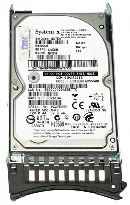 Жесткий диск IBM CA06731-B25900BA 146Gb 10000 SAS 2,5" HDD