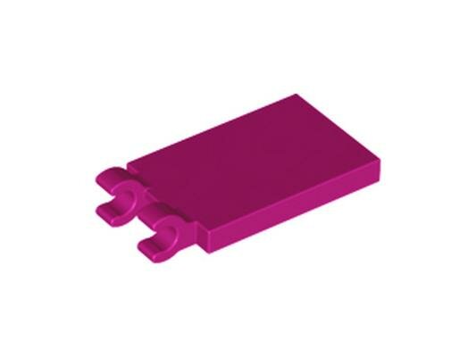 Деталь Lego 30350b Tile, Modified 2 x 3 with 2 Open O Clips