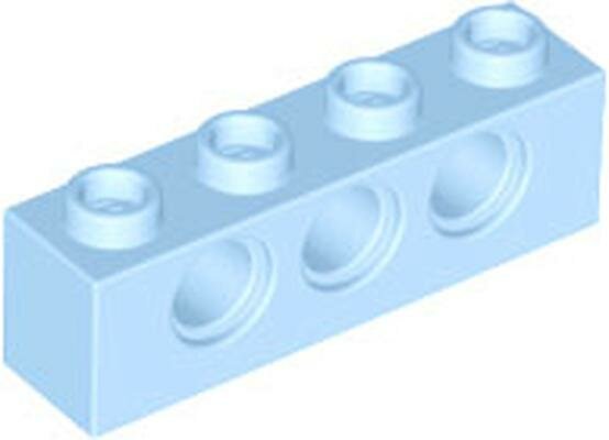 Деталь Lego 3701 Technic, Brick 1 x 4 with Holes