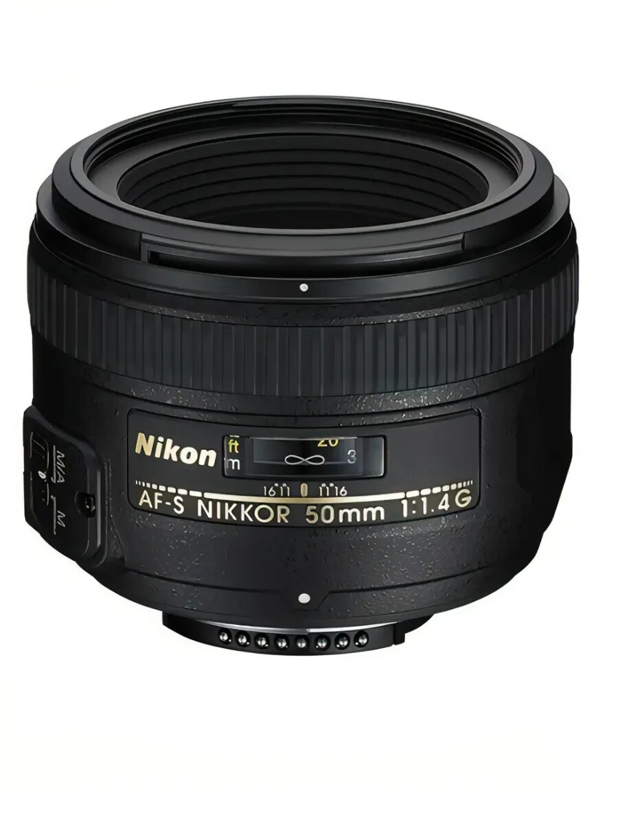 Объектив Nikon 50mm f/1.4G AF-S Nikkor, черный