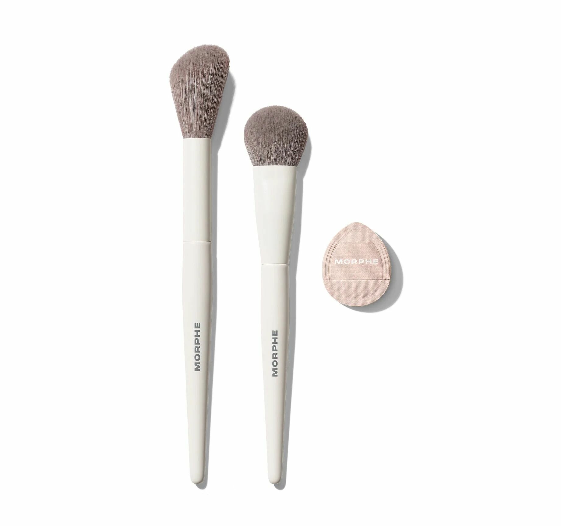 MORPHE Набор кистей и мини-пуховка для макияжа Blush Layering Tool Trio