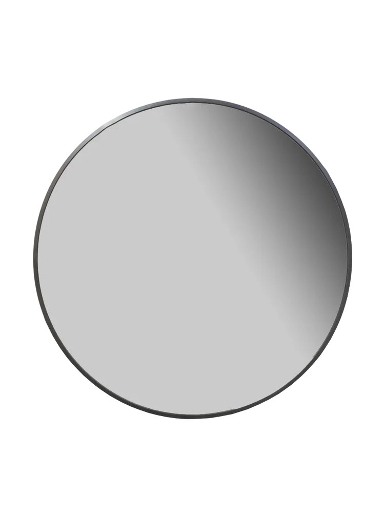 Зеркало круглое Silver Mirrors Selena 60 60 см, черное, зеркало настенное в ванную, в современном стиле