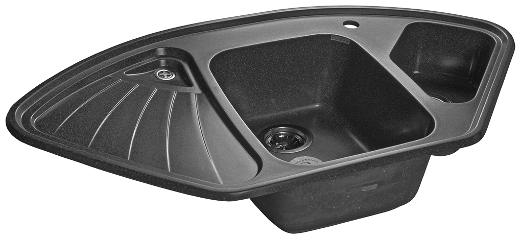 Кухонная мойка GranFest Corner GF-C1040E графит