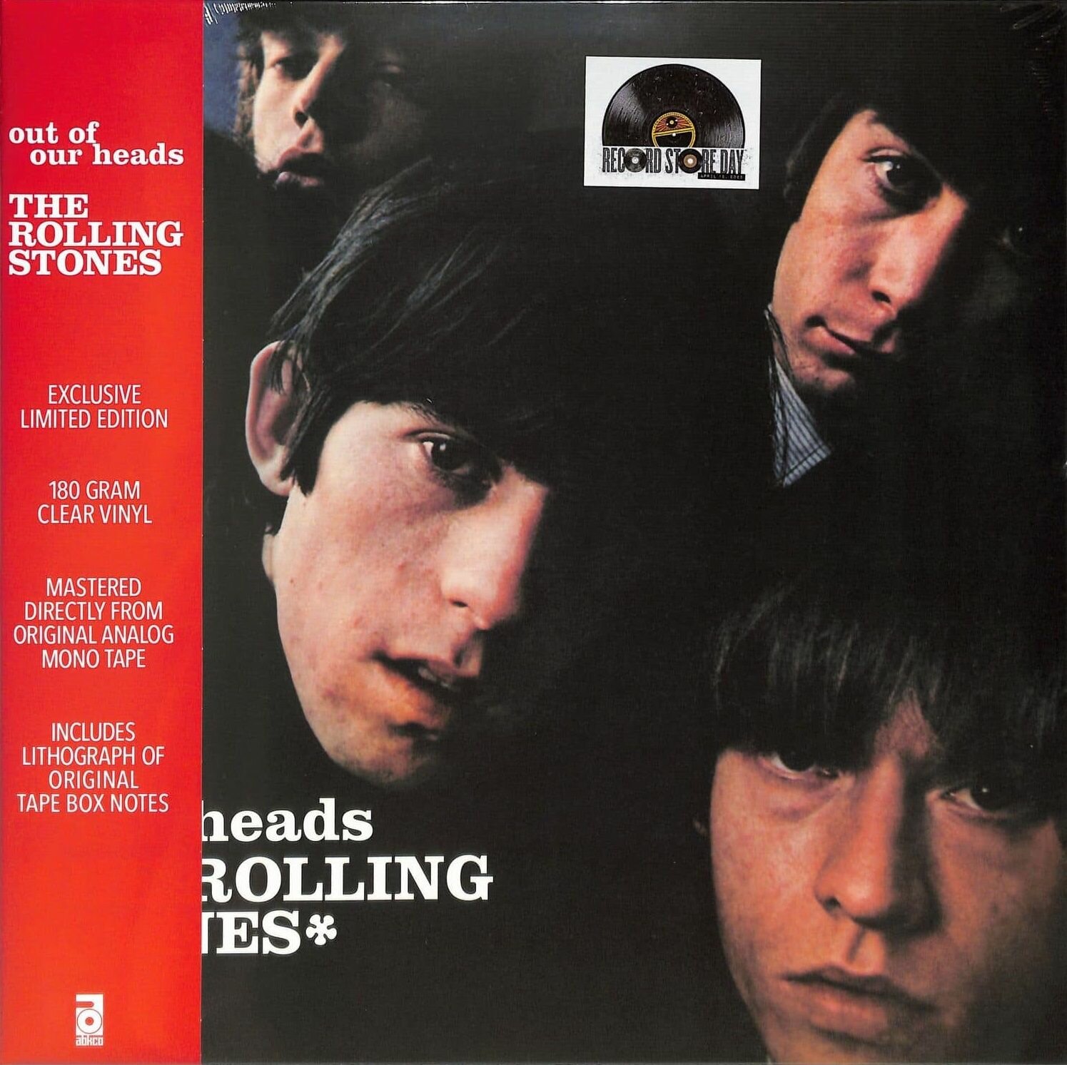 The Rolling Stones. Out Of Our Heads (LP, Limited Edition, Reissue, Mono, Clear Vinyl/Виниловая пластинка)