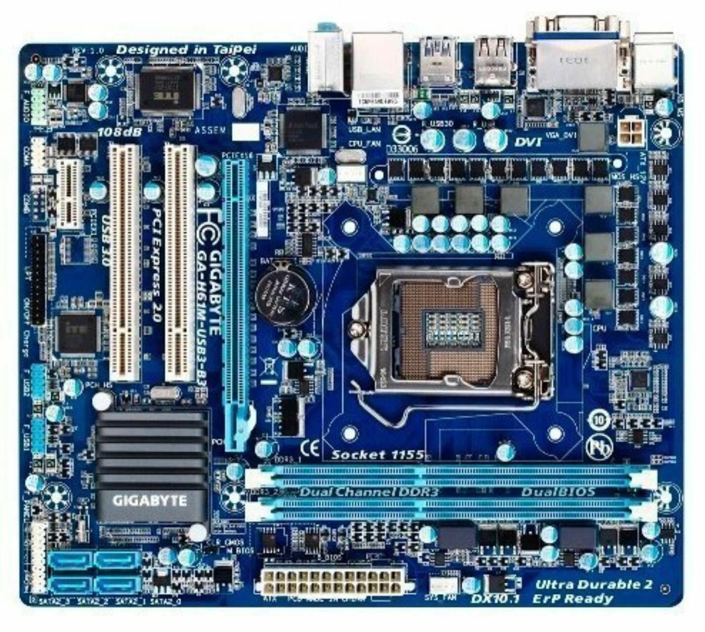 Материнская плата GIGABYTE GA-H61M-USB3-B3 (rev. 1.0)