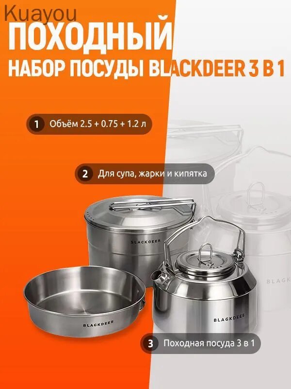 Набор походной посуды JD