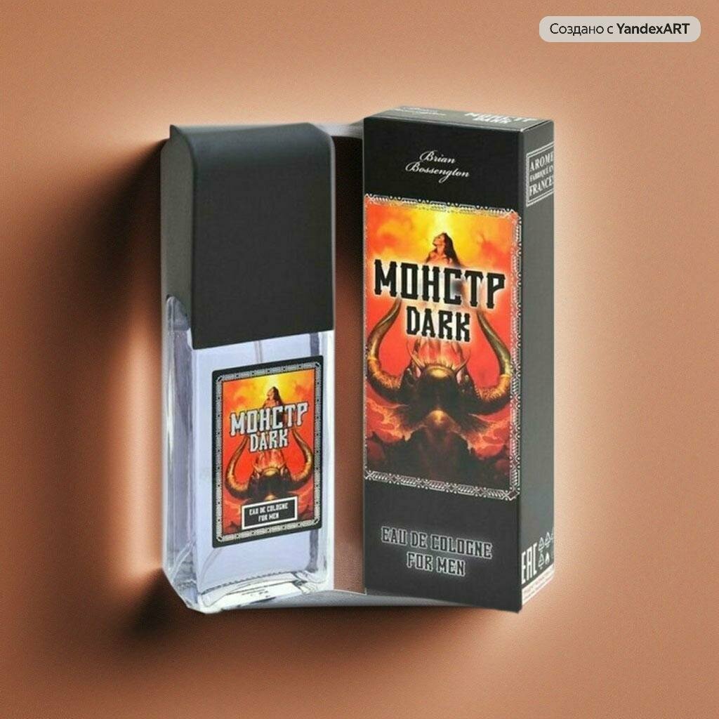Brian Bossengton Одеколон мужской Монстр Dark, 100 мл