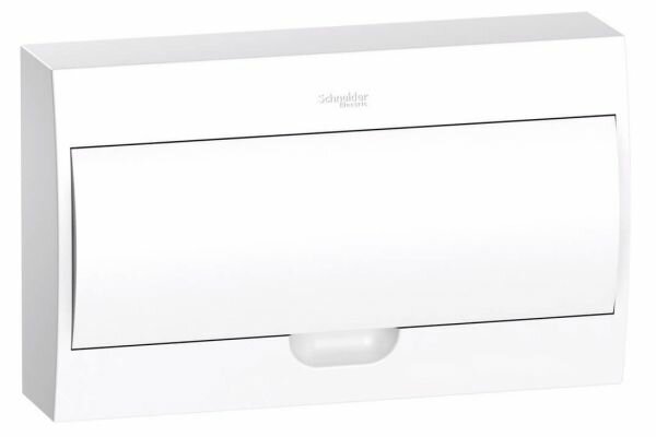 Бокс навесной City9 Box 1 ряд 18мод IP40 IK07 63А 2 клеммы с бел. дверцей SE EZ9E118P2SRU