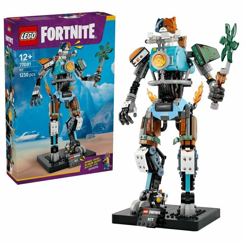 Конструктор LEGO Fortnite Kitek - Робот Kit, 1230 эл. - Лего 77081