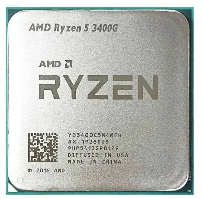 Процессор AMD Ryzen 5 3400G AM4 (YD3400C5M4MFH) (3.7GHz/RX Vega 11) OEM