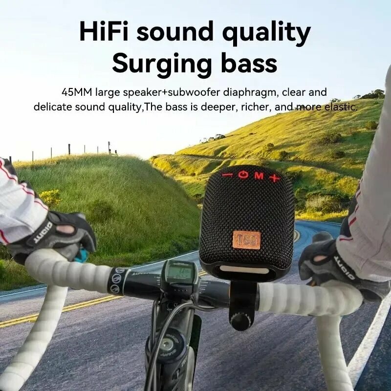 Беспроводная колонка Bluetooth T&G TG-392 Портативная для велосипеда и улицы