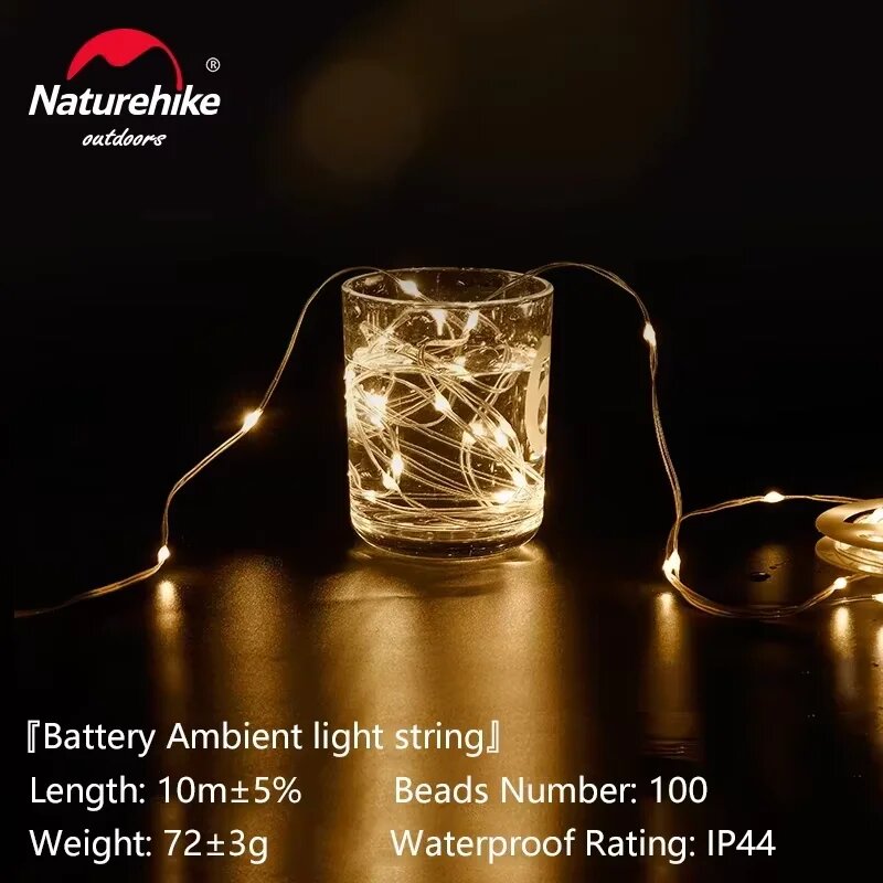 Naturehike гирлянда светодиодная 10M