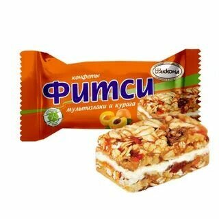 Конфеты Фитси мультизлаки и курага, 1 кг, Акконд