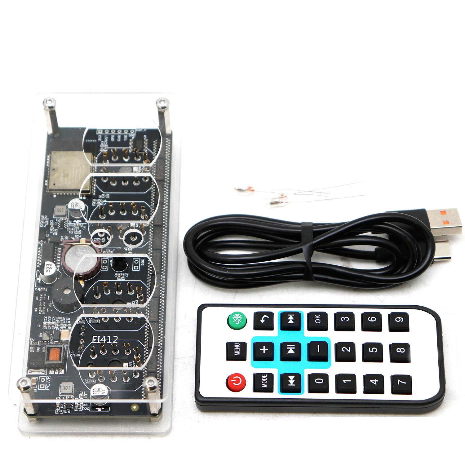 Nixie Часы IN12 (4bit, Base)