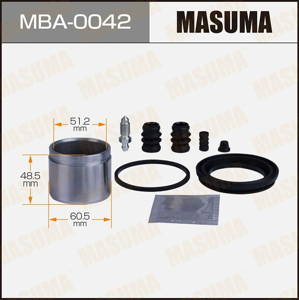 Ремкомплект тормозного суппорта с поршнем d-60.5 MASUMA, 260965 front MITSUBISHI L200 1996-2025, MITSUBISHI PAJERO SPORT 2008-2015, MITSUBISHI TRITON 2006-2010 41001-JX00B,41001-JX50B,41011-JX00B,41011-