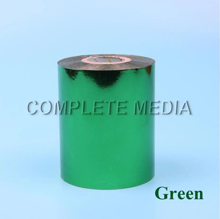 Бумага для тиснения зеленая 80 мм x 120 м, Green A