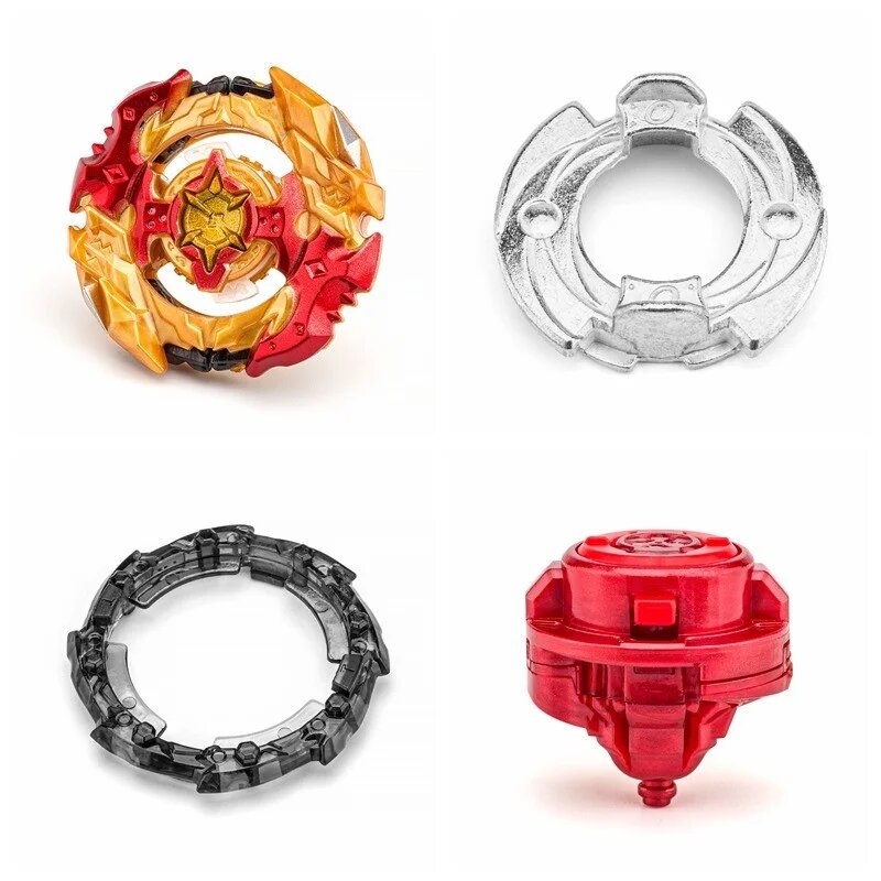 Волчок Beyblade B-128, красный и желтый