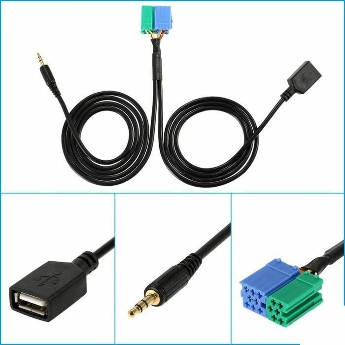 AUX USB кабель для Kia Picanto, Hyundai