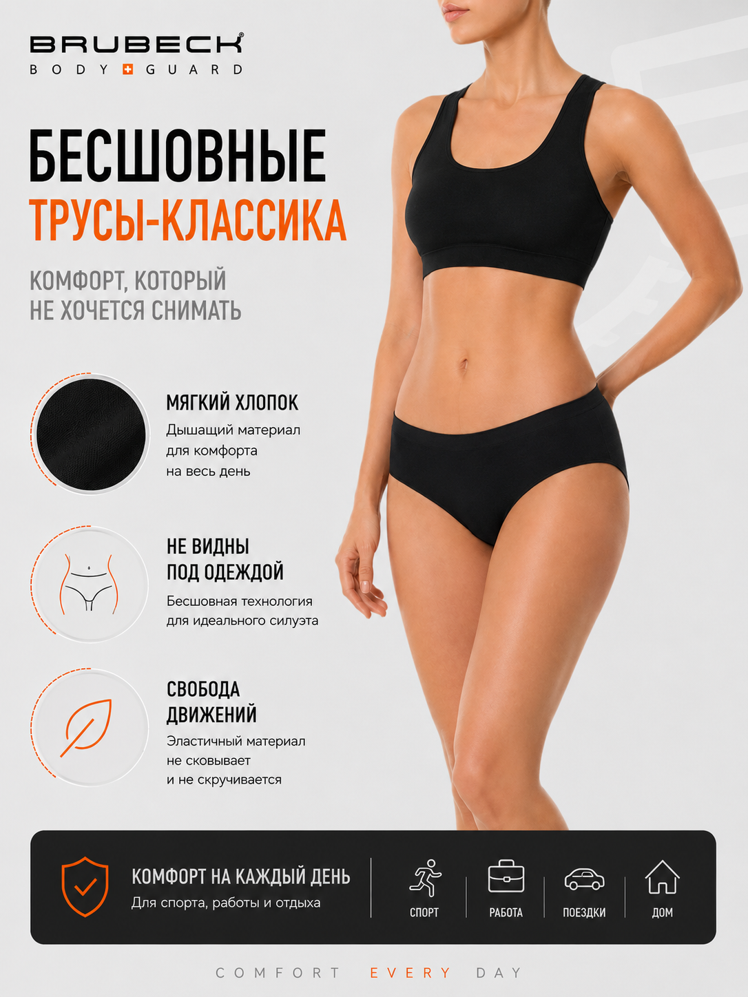Трусы Comfort Cotton Brubeck