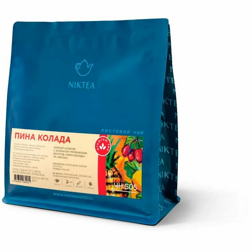 Чайный напиток Niktea Pina Colada (Пина Колада), фруктовый, листовой, 250г