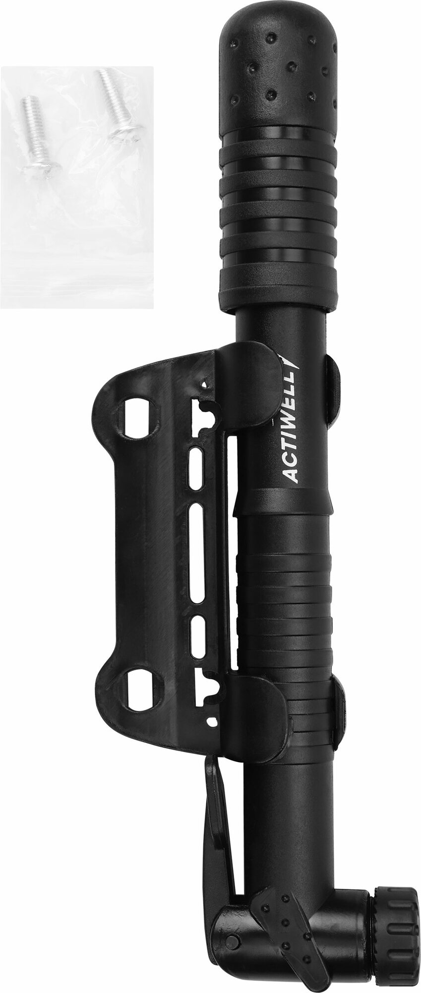 Мини насос для велосипеда ACTIWELL 22х6х2.5см Арт. WSY032