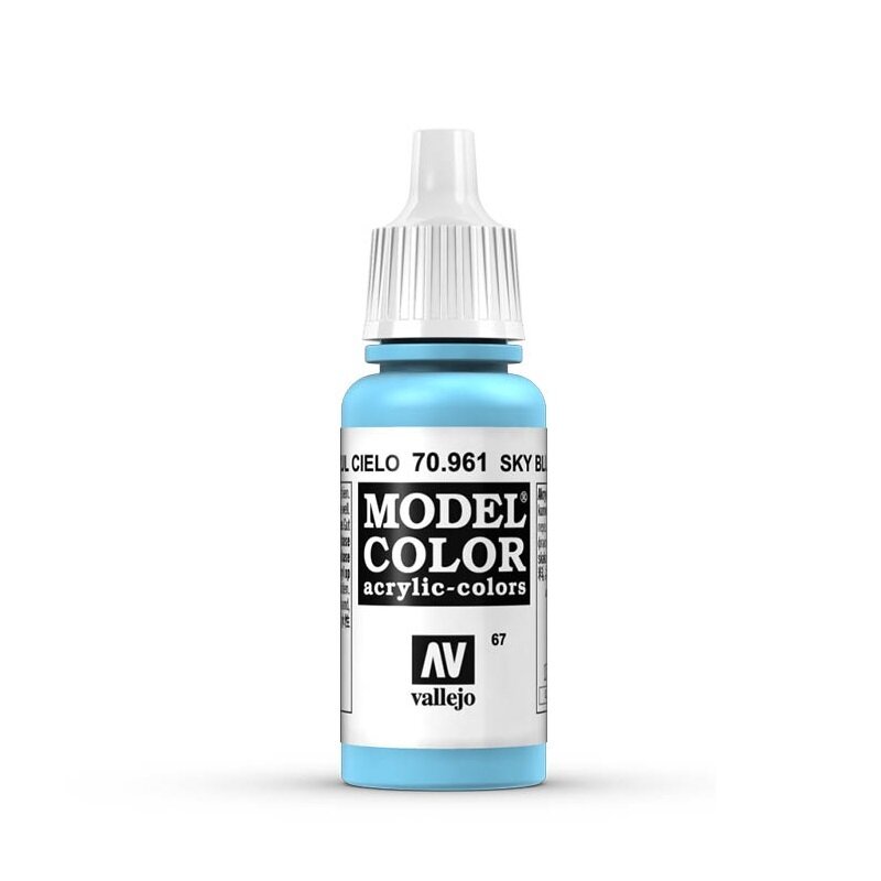 Краска Vallejo серии Model Color - Sky Blue (17 мл)