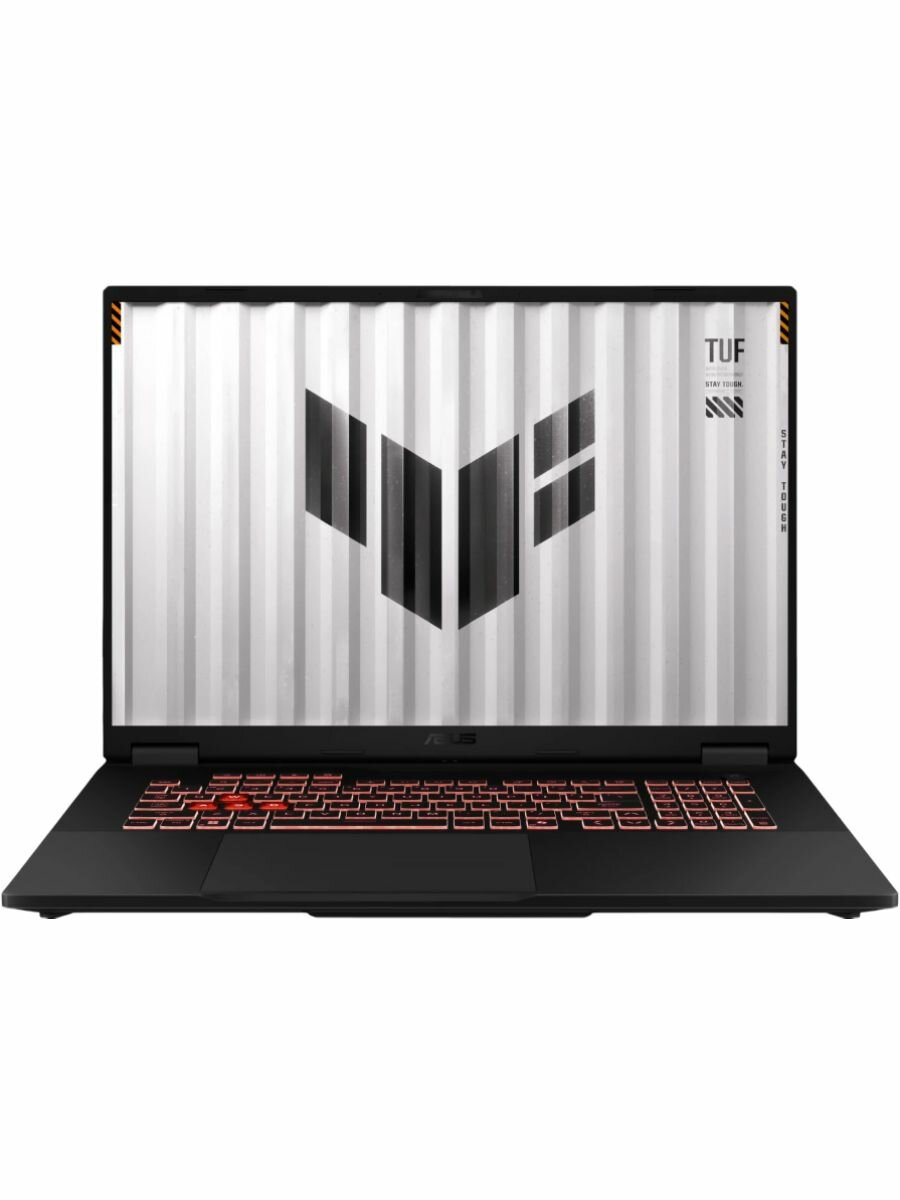 Ноутбук Asus TUF Gaming A18 FA808UM-S8030 (Ryzen 7 260 3.8Ghz/16Gb DDR5/SSD512Gb/NVIDIA GeForce RTX 5060 8Gb/18"/noOS/gray)(90NR0NN1-M001M0)