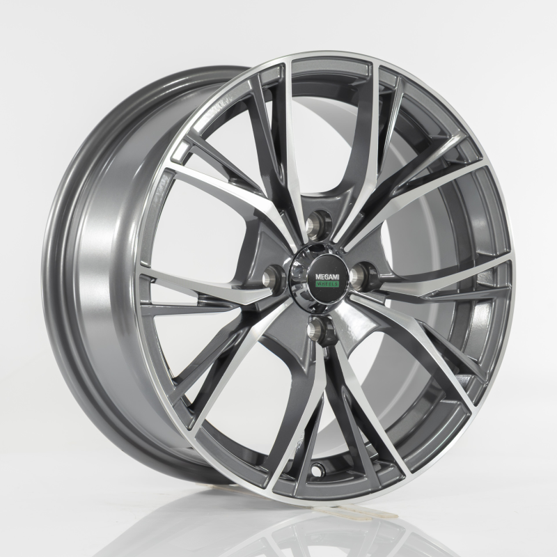 Диск колесный Megami MGM-41 6,5x15 4x100 Dia60.1 ET36 цвет GMF (темно-серый, полировка)