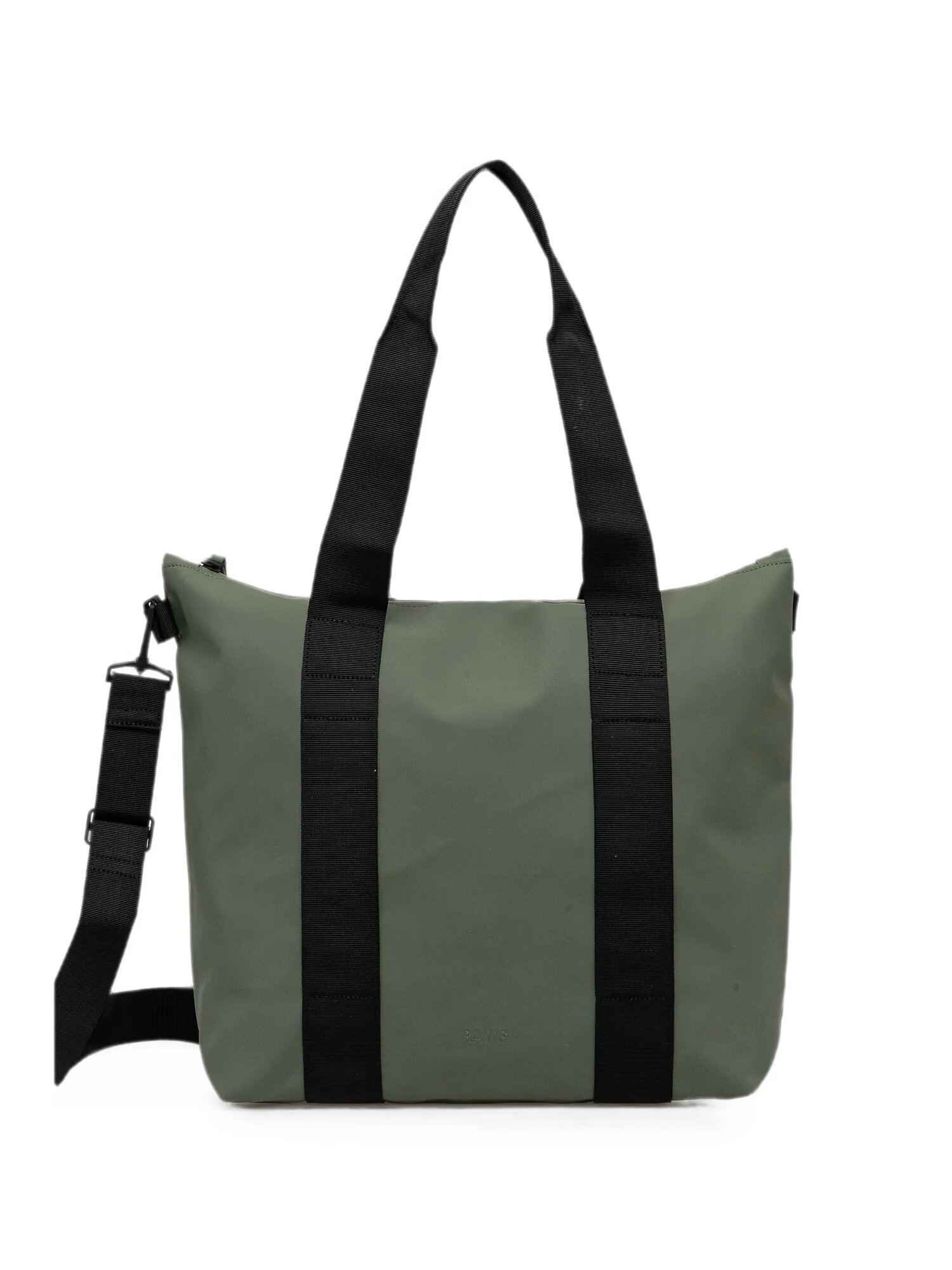 Сумка RAINS Mini logo-debossed tote bag