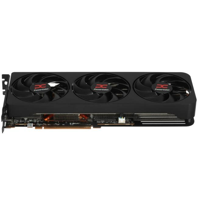 Видеокарта PowerColor AMD Radeon RX 9070 XT Reaper [RX9070XT 16G-A] [PCIe 5.0, 16 ГБ GDDR6, 256 бит, 3 x DisplayPort, H