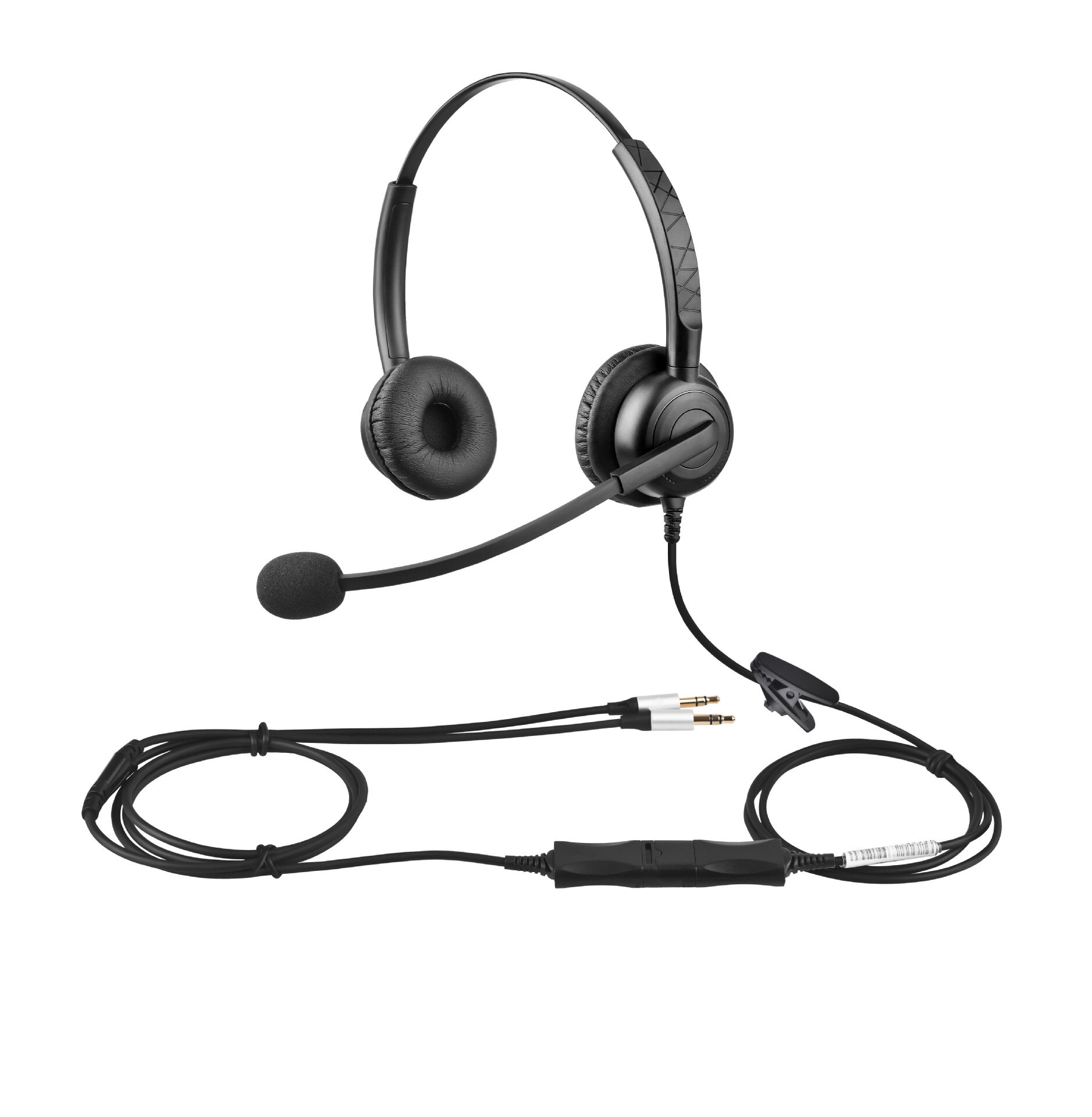 Наушники для колл-центра B25QD--PC с шумоподавлением и регулировкой громкости для подключения к ПК