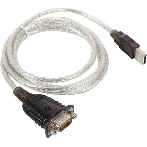 Адаптер RS232 Orient USS-111N USB Am - 9M конвертор COM порта Profilic PL2303HXD - кабель 0.8 м, крепёж - гайки