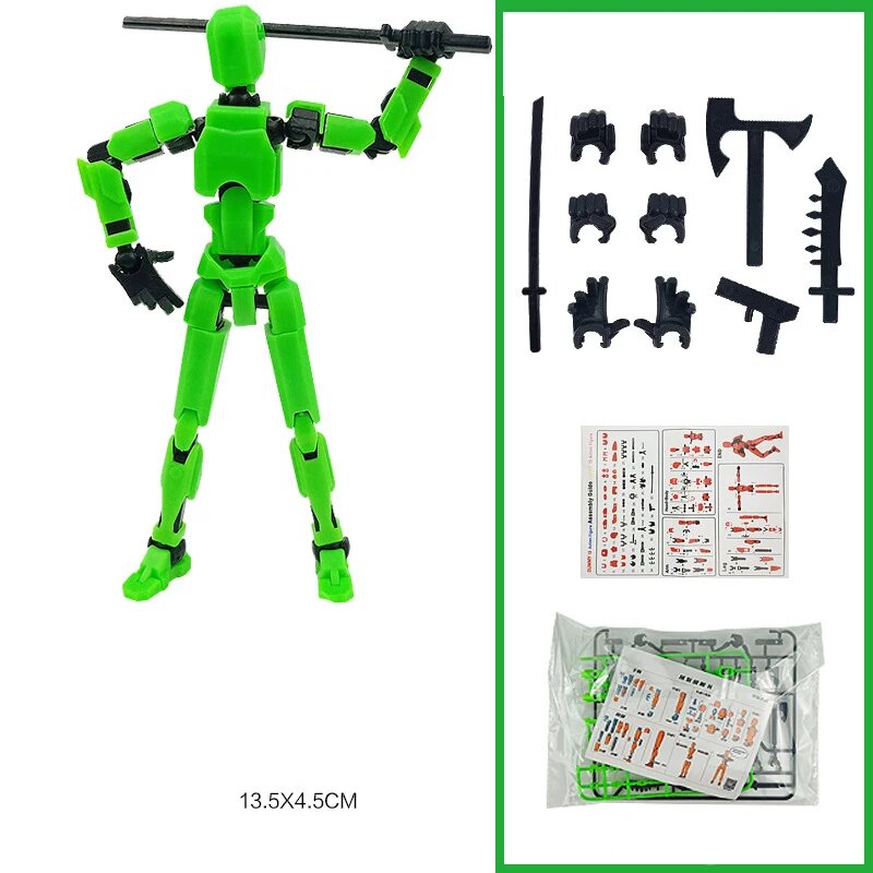 Фигурка артикулированная T13 Titan 13, green