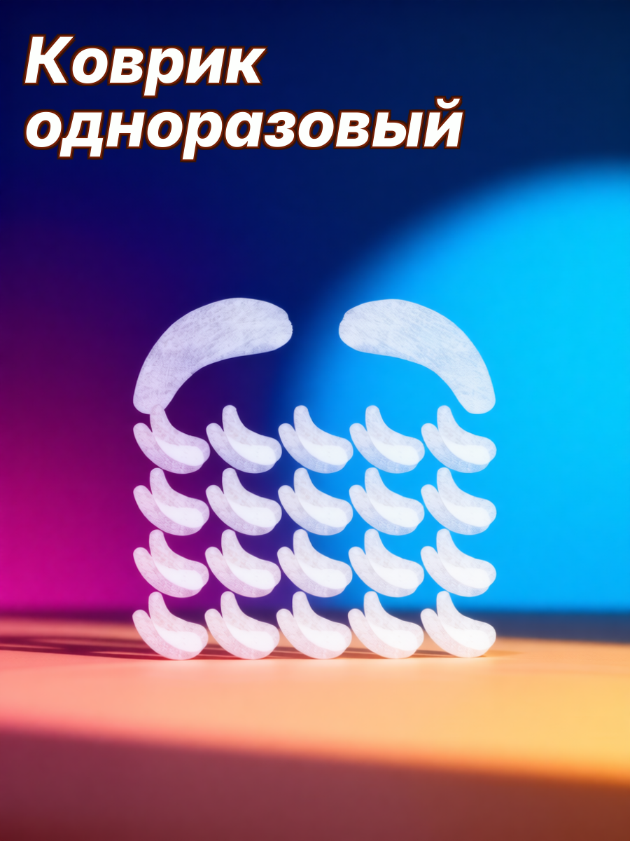 Подушечки Из Хлопка Для Татуажа Вокруг Глаз 1500 Штук Размер 8.00X3.50X0.01Cm