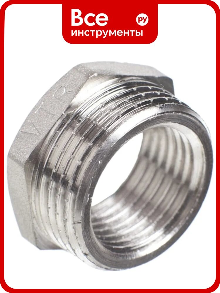 Футорка Valtec наружная-внутренняя резьба 1 1/2"x1" VTr.581. N.0806
