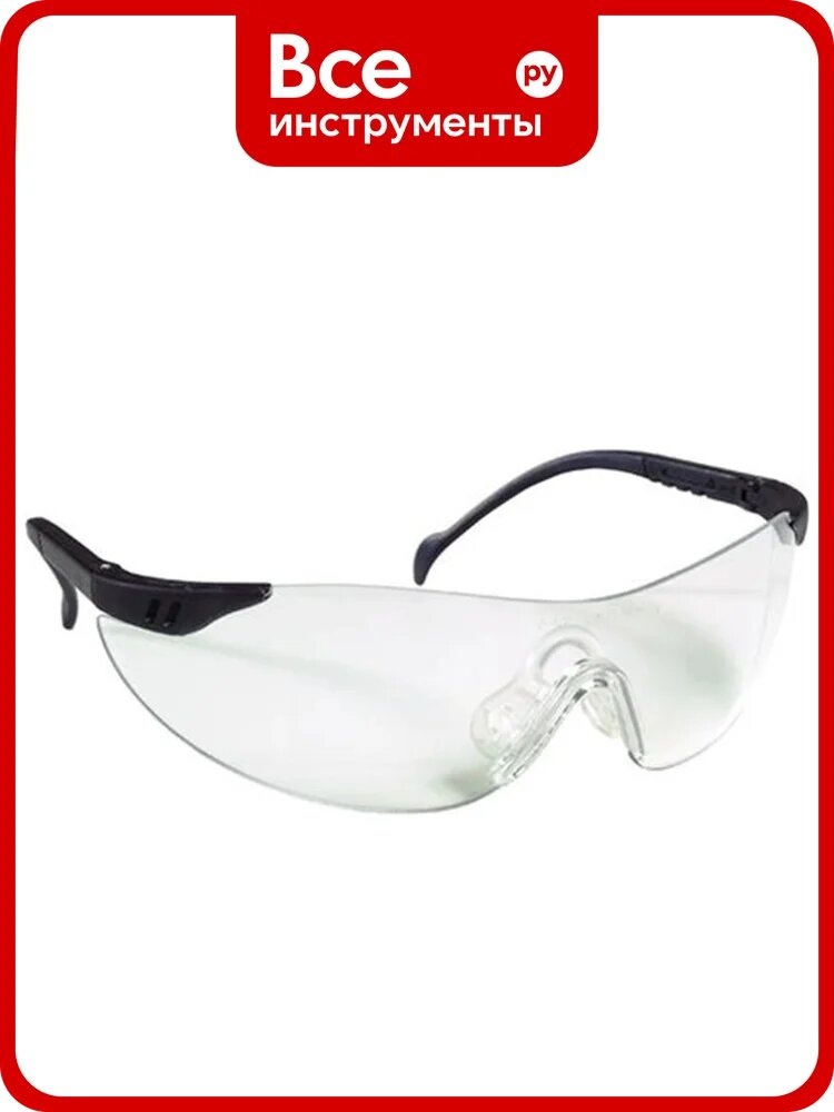 Защитные очки COVERGUARD STYLUX 60510/Прозрачный, для комфортной носки