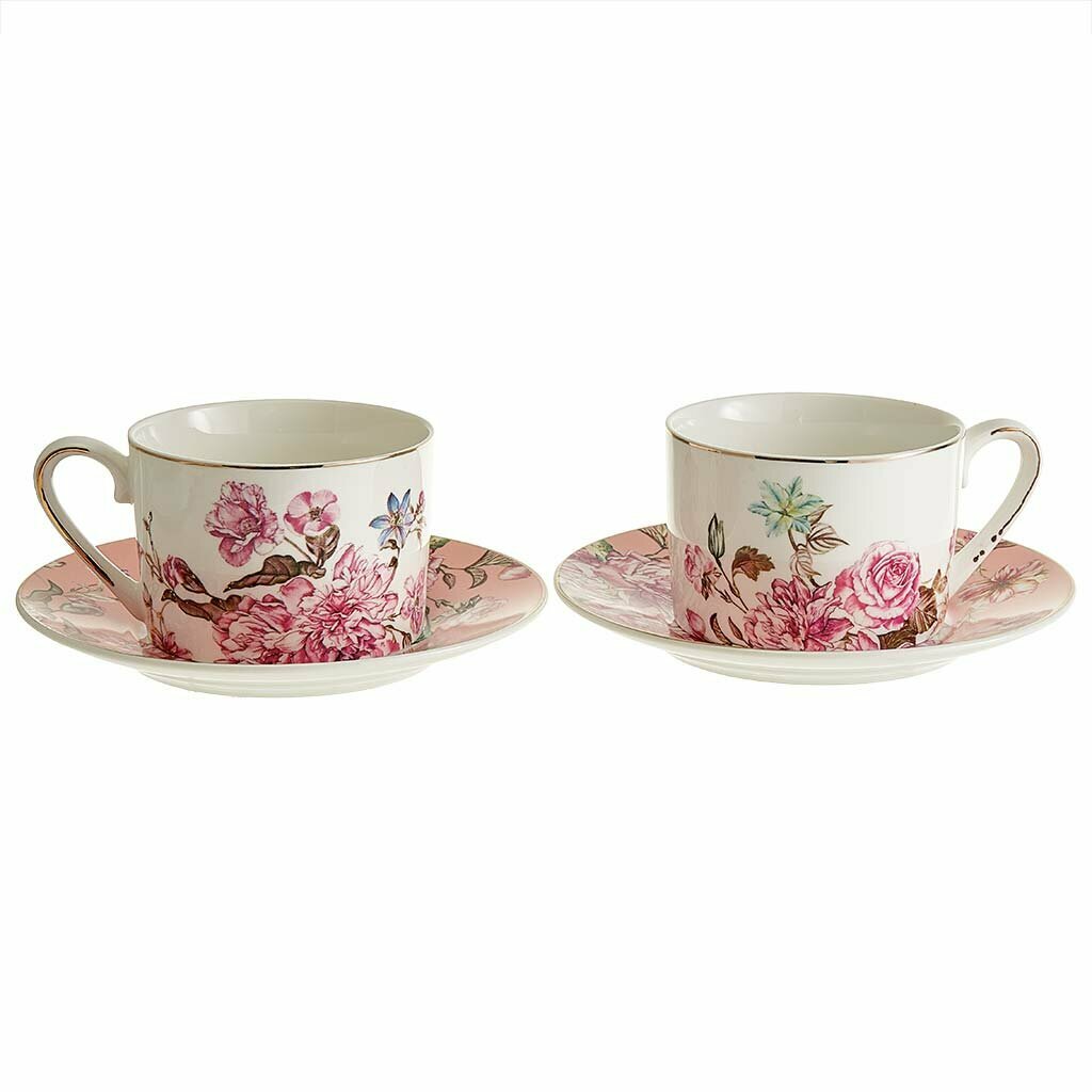 Чайный набор на 2 персоны "Английская роза" в подарочной коробке Beatrix МЛ166P/2