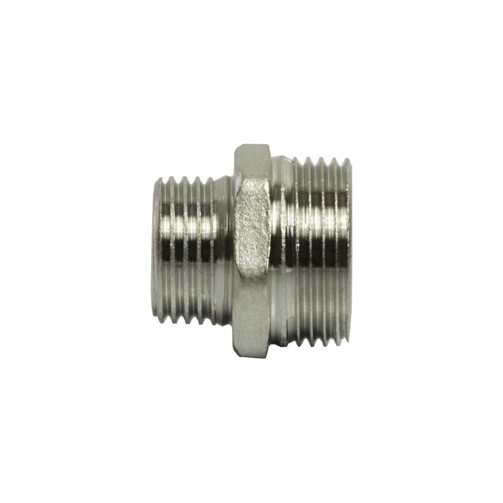 Переходной ниппель VRT 3/4"-1/2", наружная/наружная, никель 1909-002015 281161 — фото 1
