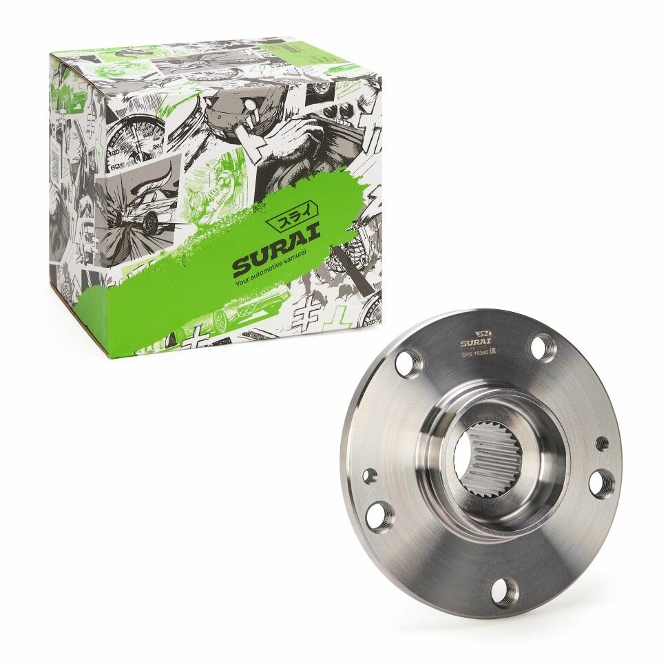 Ступица передняя SURAI для Chery Tiggo 4 Pro (20-)/Omoda C5 (22-) 2wd SRS 76340 (аналог 204000112AA)