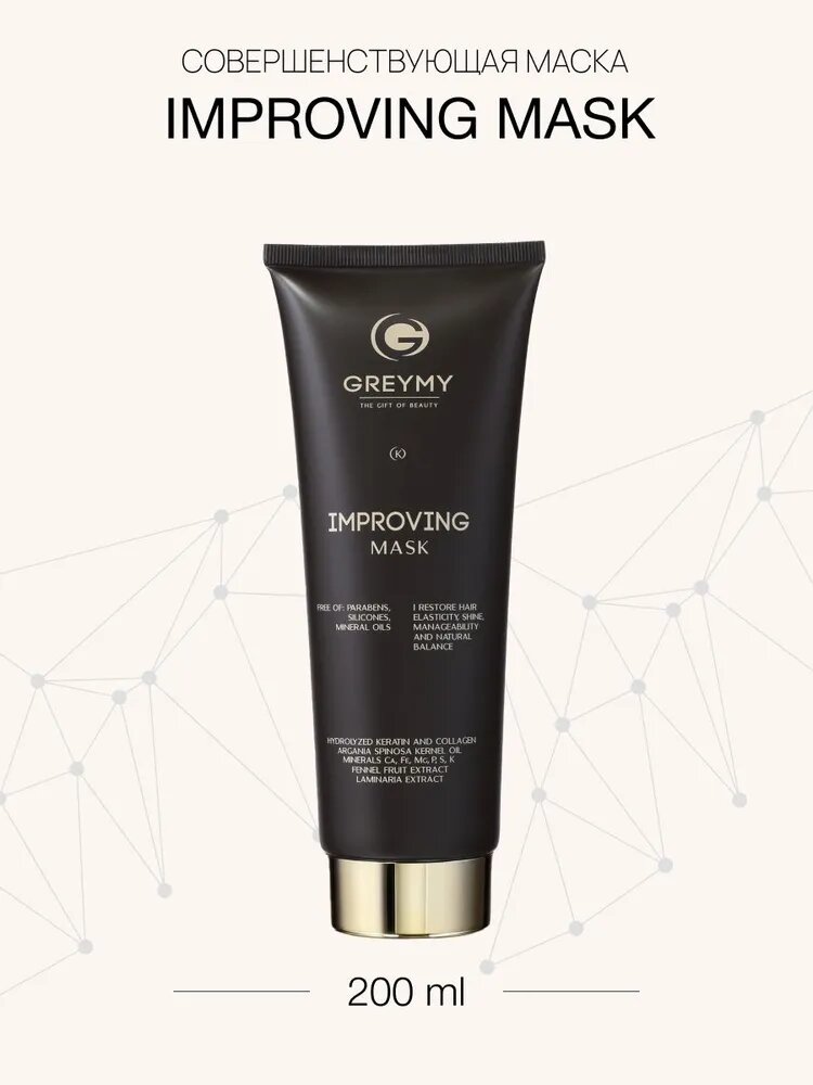 Профессиональная маска для волос Improving Mask, совершенствующая маска для восстановления 200 ml
