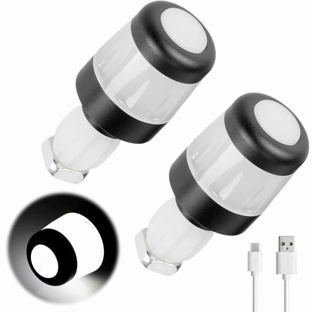 Перезаряжаемая USB лампа в форму гайки для велосипедных ниппелей, водонепроницаемая LED-подсветка колёс