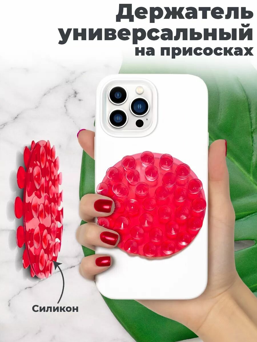 Держатель на двойных присосках универсальный