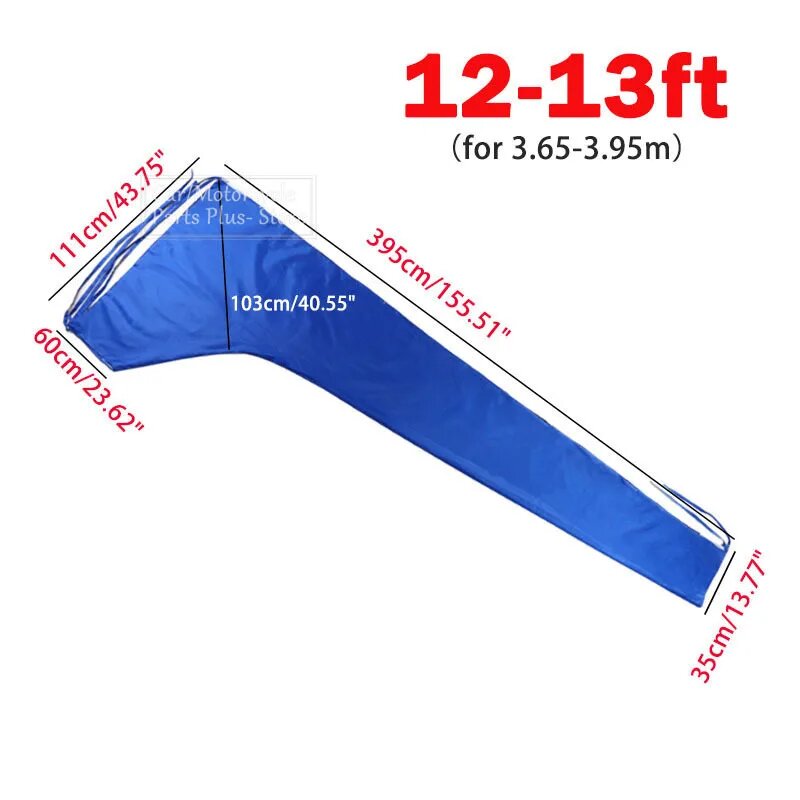 Водонепроницаемый чехол для парусной стрелы Oxford 210D синий 8-13 футов 12-13ft