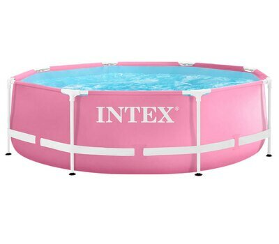 Каркасный бассейн Intex 28290 244х76 см, для детей от 6 лет, 2843 л, без фильтрующего насоса, Metal Frame Pool