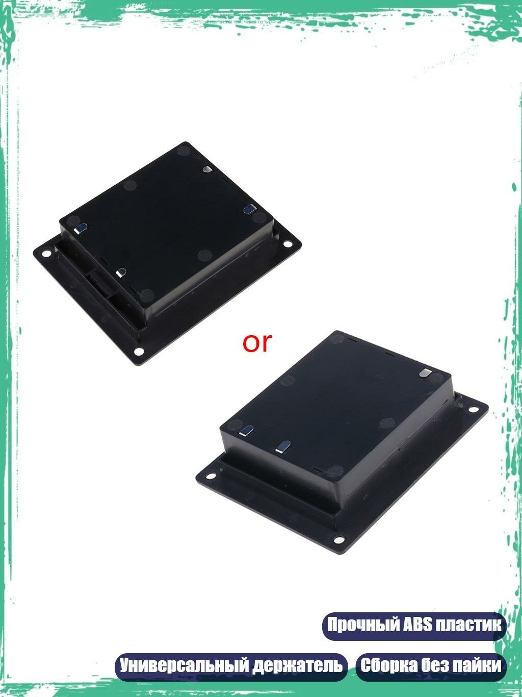 Корпус для пауэрбанка ABS 1x 2x 3x 18650, Зеленый