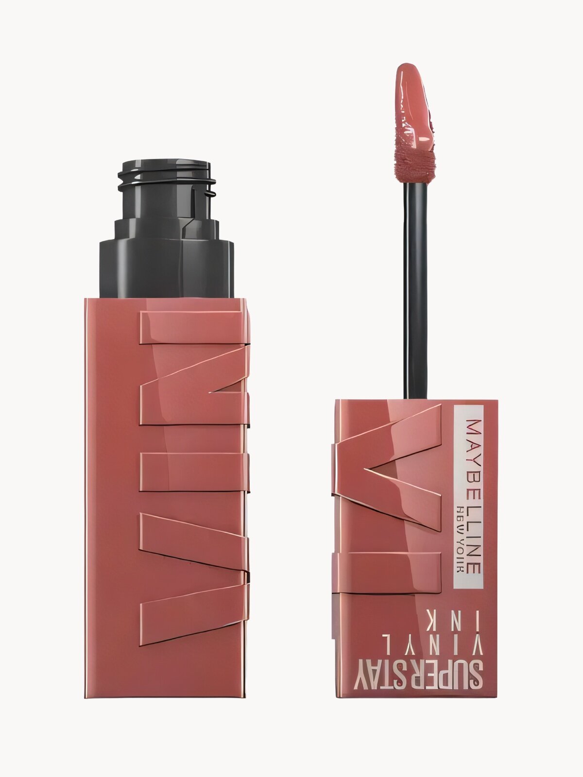 Maybelline New York Помада для губ Super Stay Vinyl Ink, 35 Cheeky, жидкая стойкая сияющая, 4.2 мл