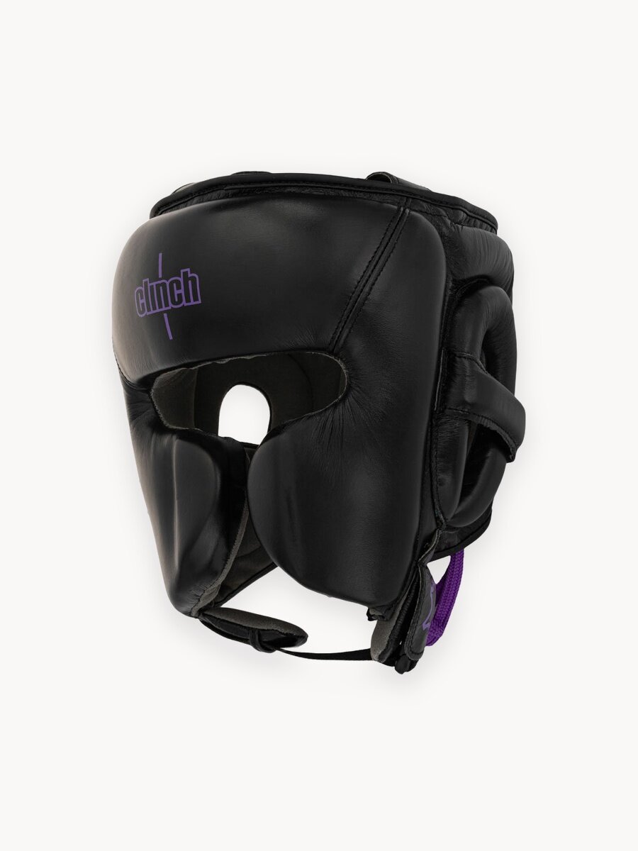 Шлем боксерский Clinch Undefeated черный (размер S)