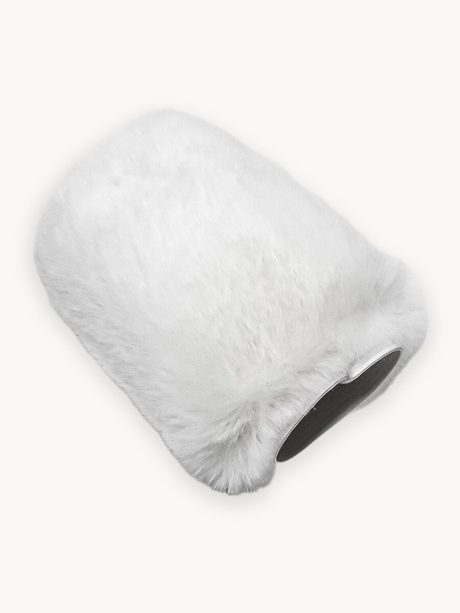 Поп-фильтр пушистый / ветрозащита для микрофона из искусственного меха